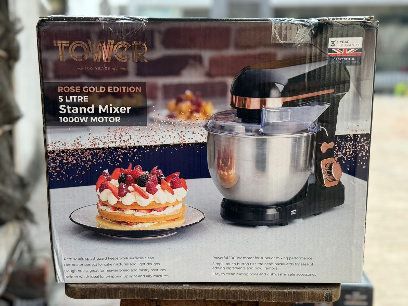 Tower Rose Gold Stand Mixer 5Liter - Rose Gold 1000W– Adnan Electronics