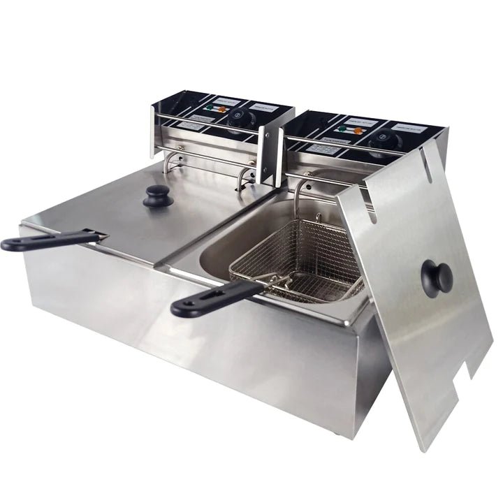 Commercial 12 Liter Electric Deep Fryer, French Fries Making Machine ...