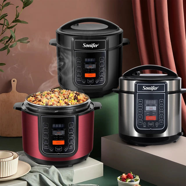 SONIFER 6L Multifunctional Pressure Cooker - 500W– Adnan Electronics