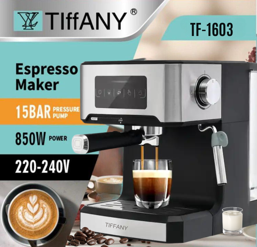 Tiffany Semi automatic Steam Bar Milk Foam Machine Integrated Coffee M ...