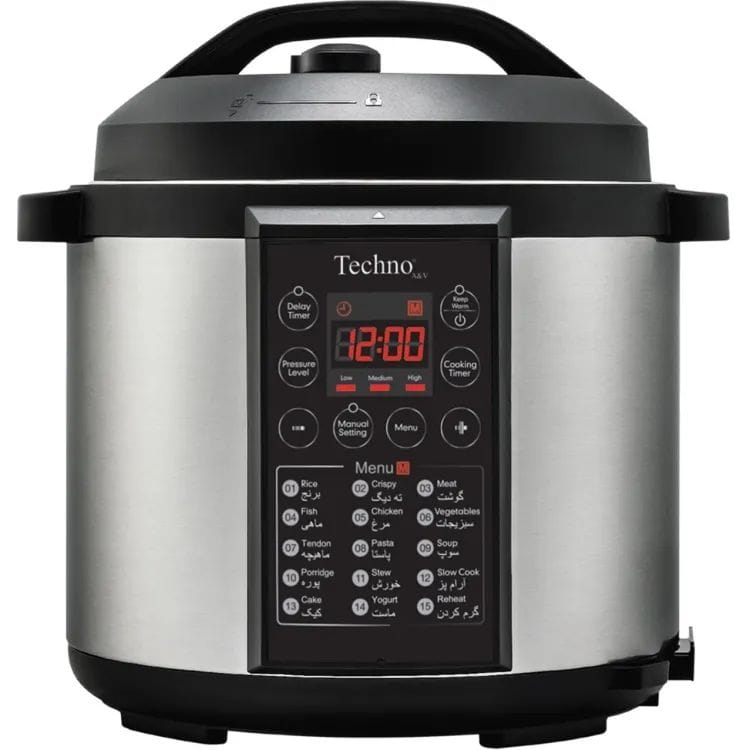 TECHNO Te-621 Multifunctional Pressure Cooker - 1000W– Adnan Electronics
