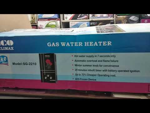 Seco Japanese 6L Gas Instant Smart Water Heater SG-2266– Adnan Electronics
